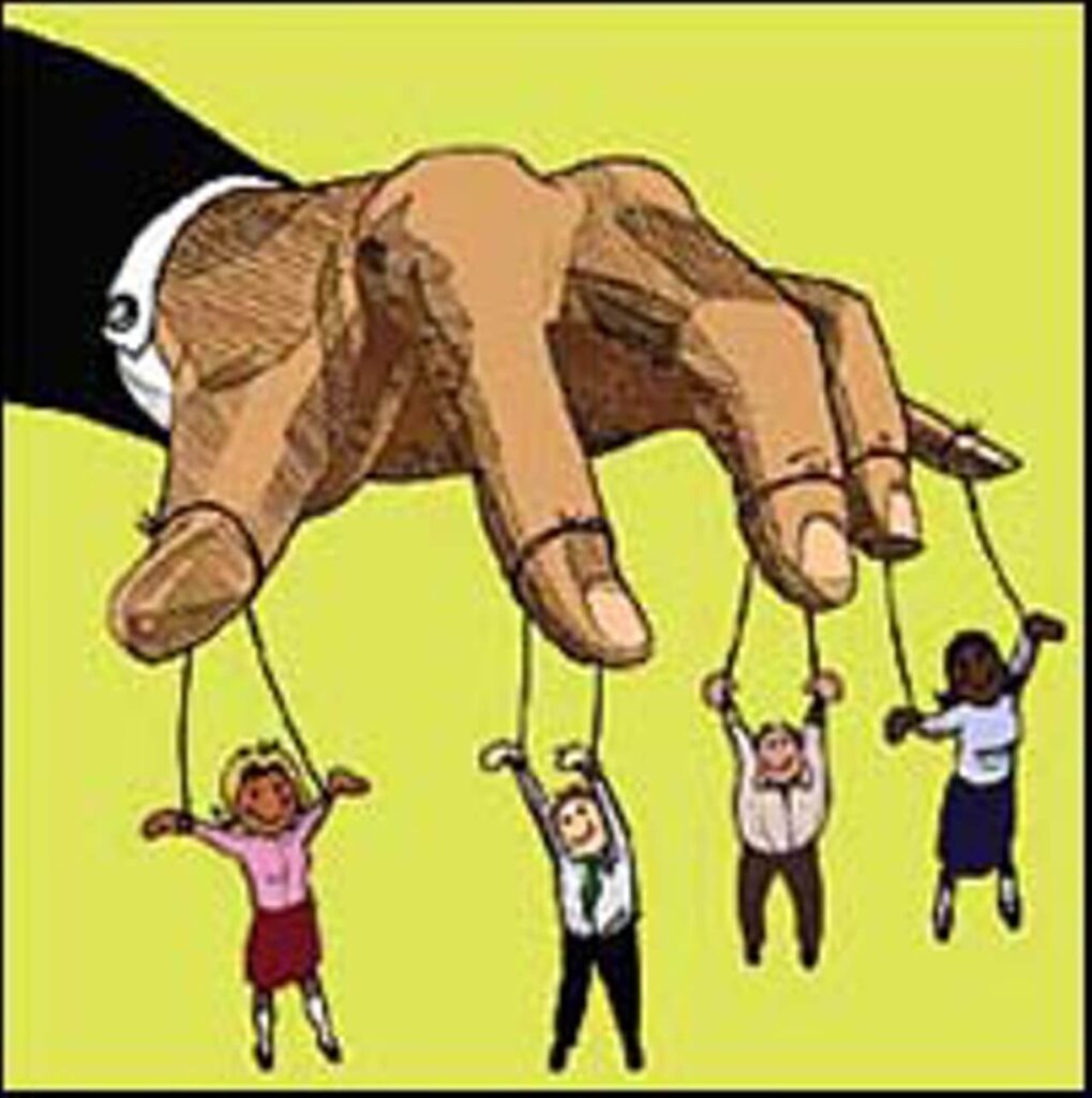Narcissistic people fancy themselves as Puppet Master pulling strings ...